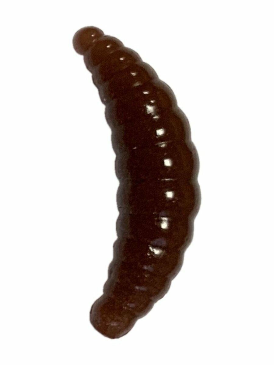 Силиконовая приманкаTROUT BAIT в банке, MAGGOT 30, СЫР, COL. 51 (Brown)