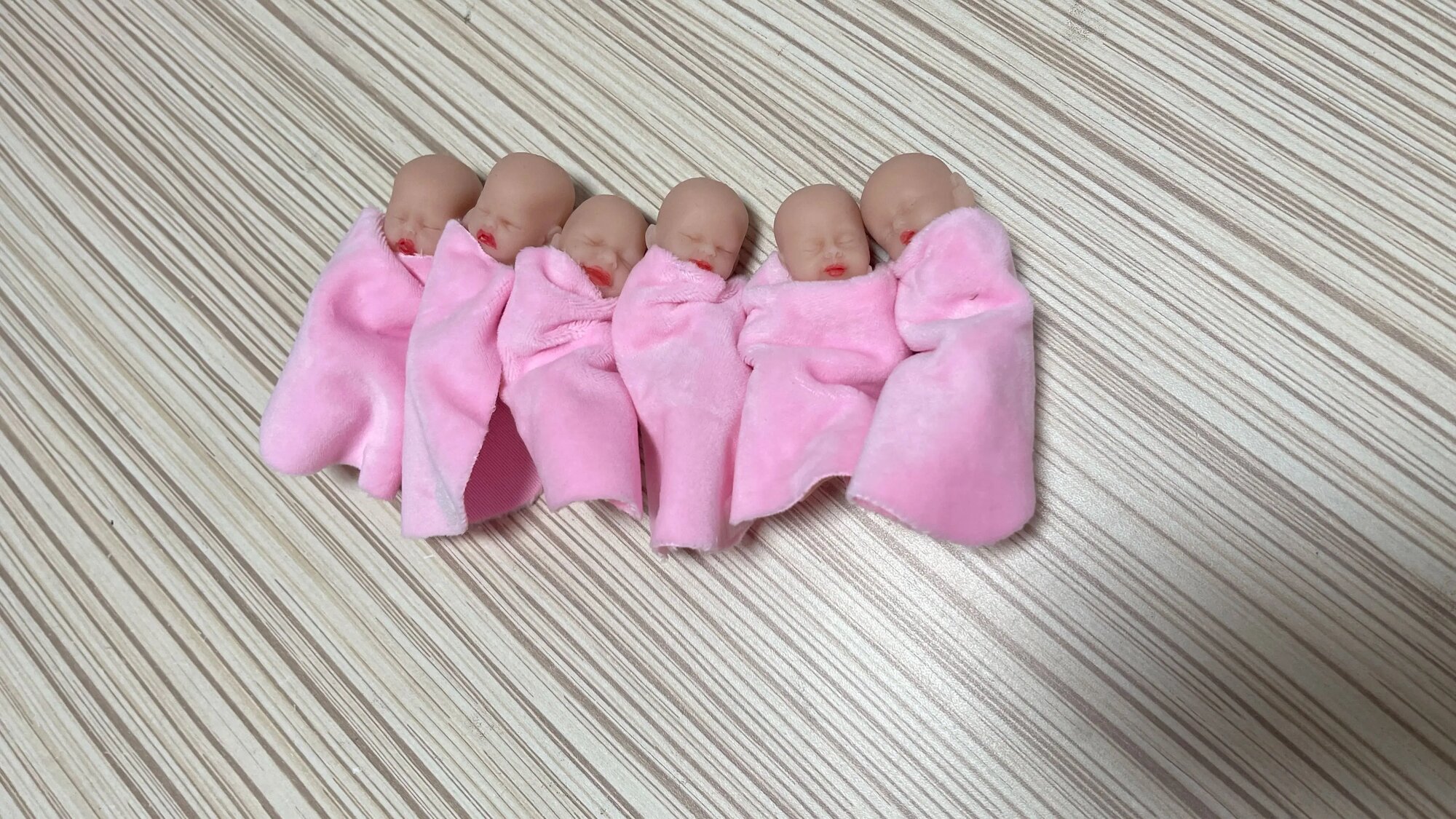 6 шт./комплект, силиконовые куклы-Реборн, 3 дюйма