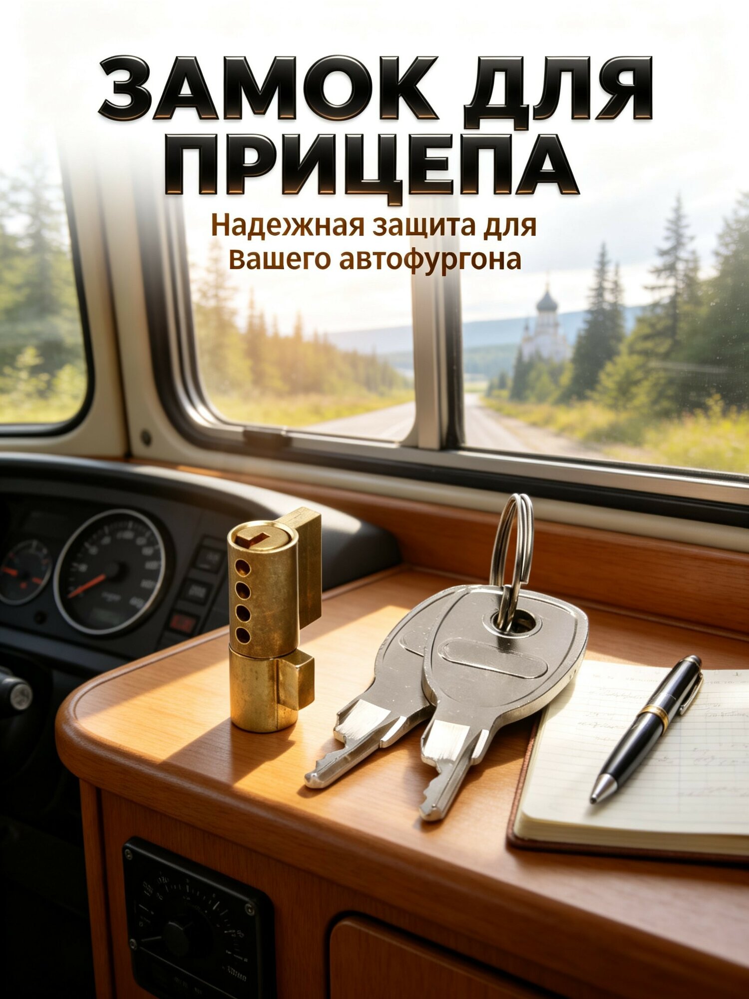 Замок сцепного устройства прицепа, вставной предохранитель для прессованных сцепных головок, аксессуар для автофургонов