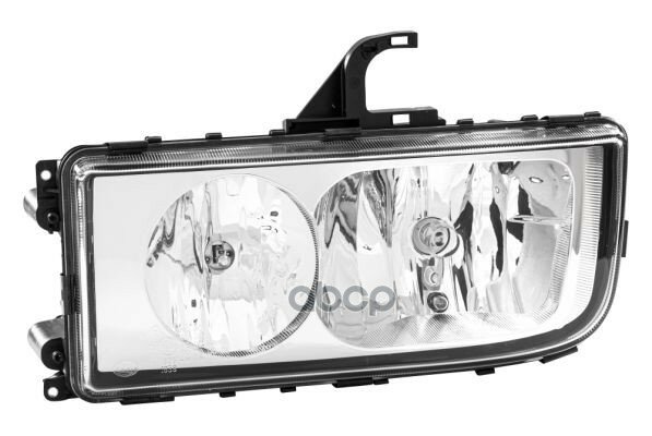 Фара ! левая прямоуг. лампа H7/H1 без повор. и коррект. MB Axor 2 HELLA арт. 1DB247011011