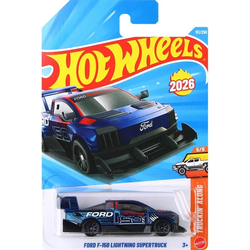 Hot Wheels Ford F-150 Lightning Supertruck, синий