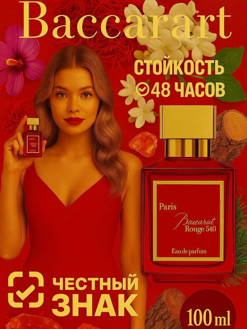 Парфюм Baccarat Rouge 540 / Баккара Руж 540