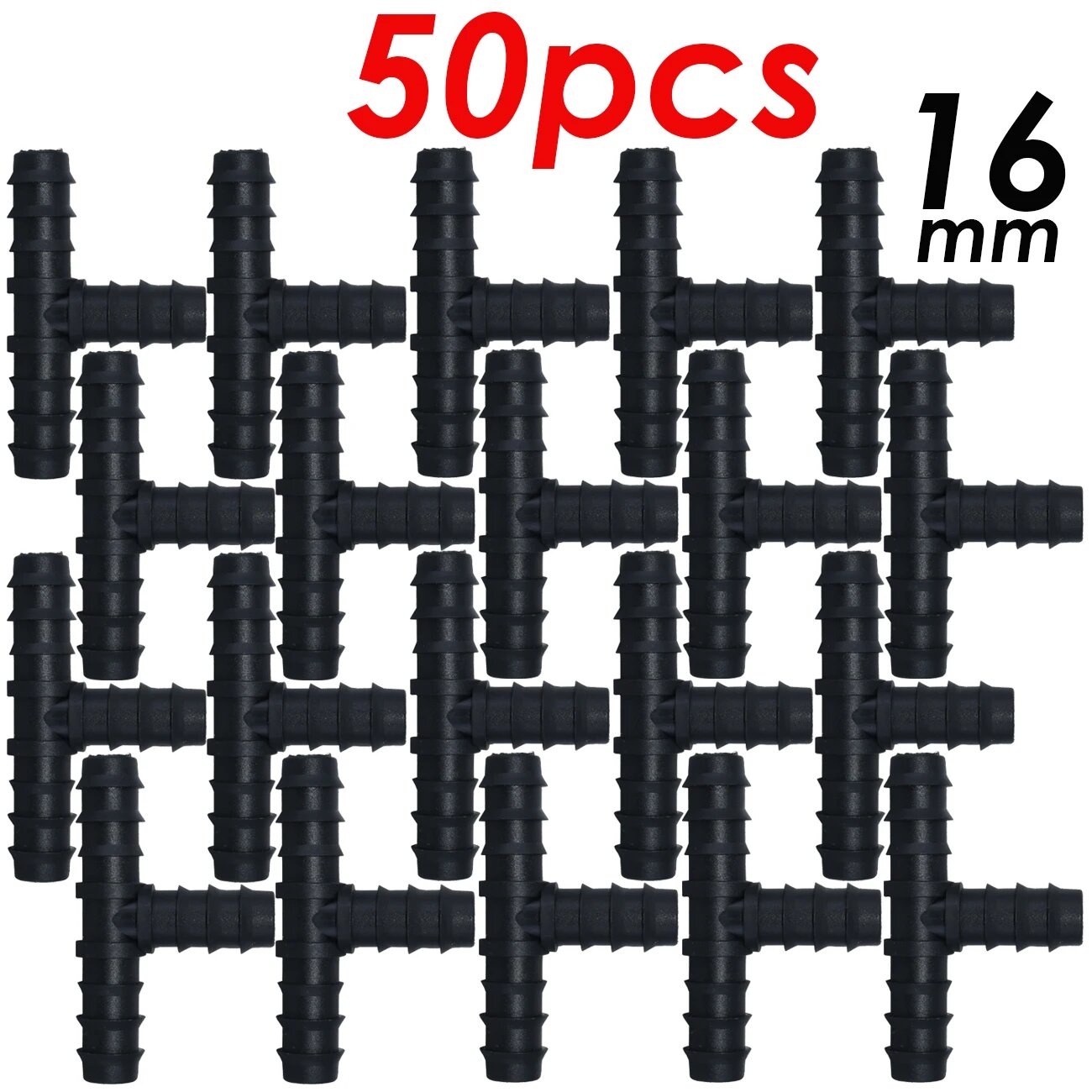 SPRYCLE Тройники для капельного орошения 16 мм, 50 шт, SPL01-213-50PCS