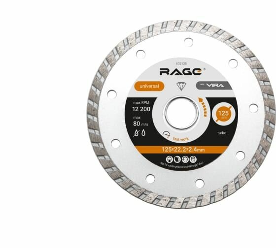 Универсальный алмазный диск RAGE rage 602125