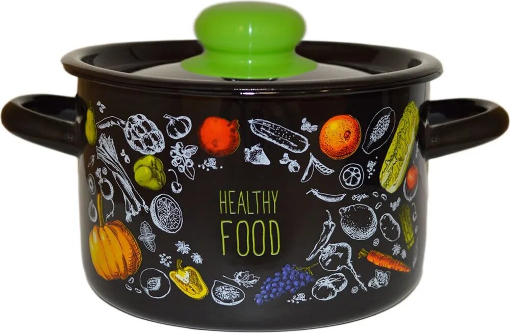 Appetite Кастрюля Healthy Food (Appetite), Углеродистая сталь, 7 л