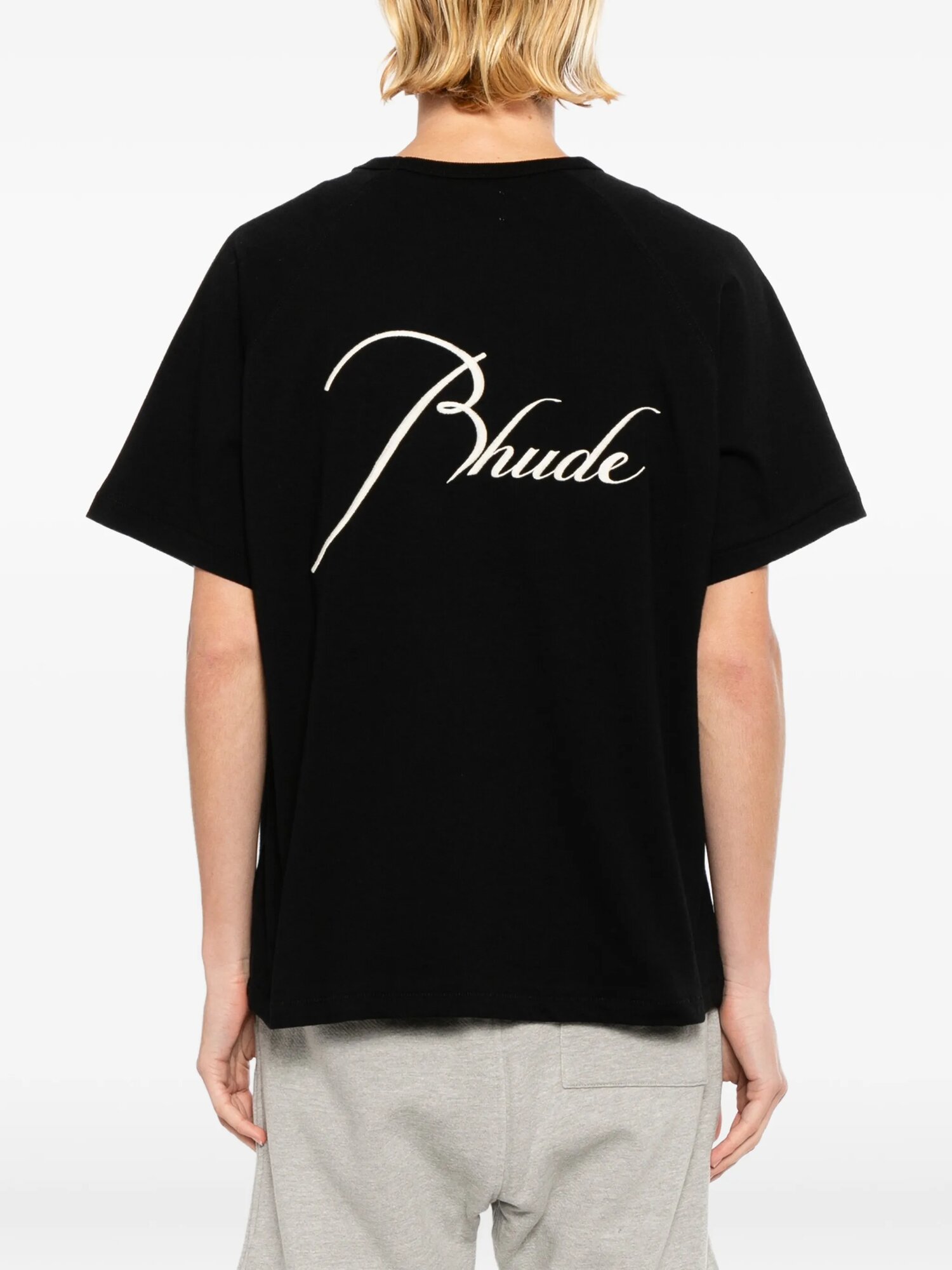 Футболка Rhude Classique, размер 48, черный — фото 1