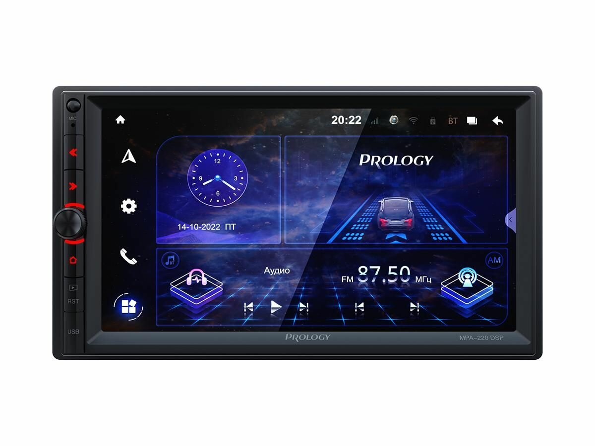 Автомагнитола Prology MPA-220 DSP 2DIN 4x55Вт v5.1 7" пду RDS