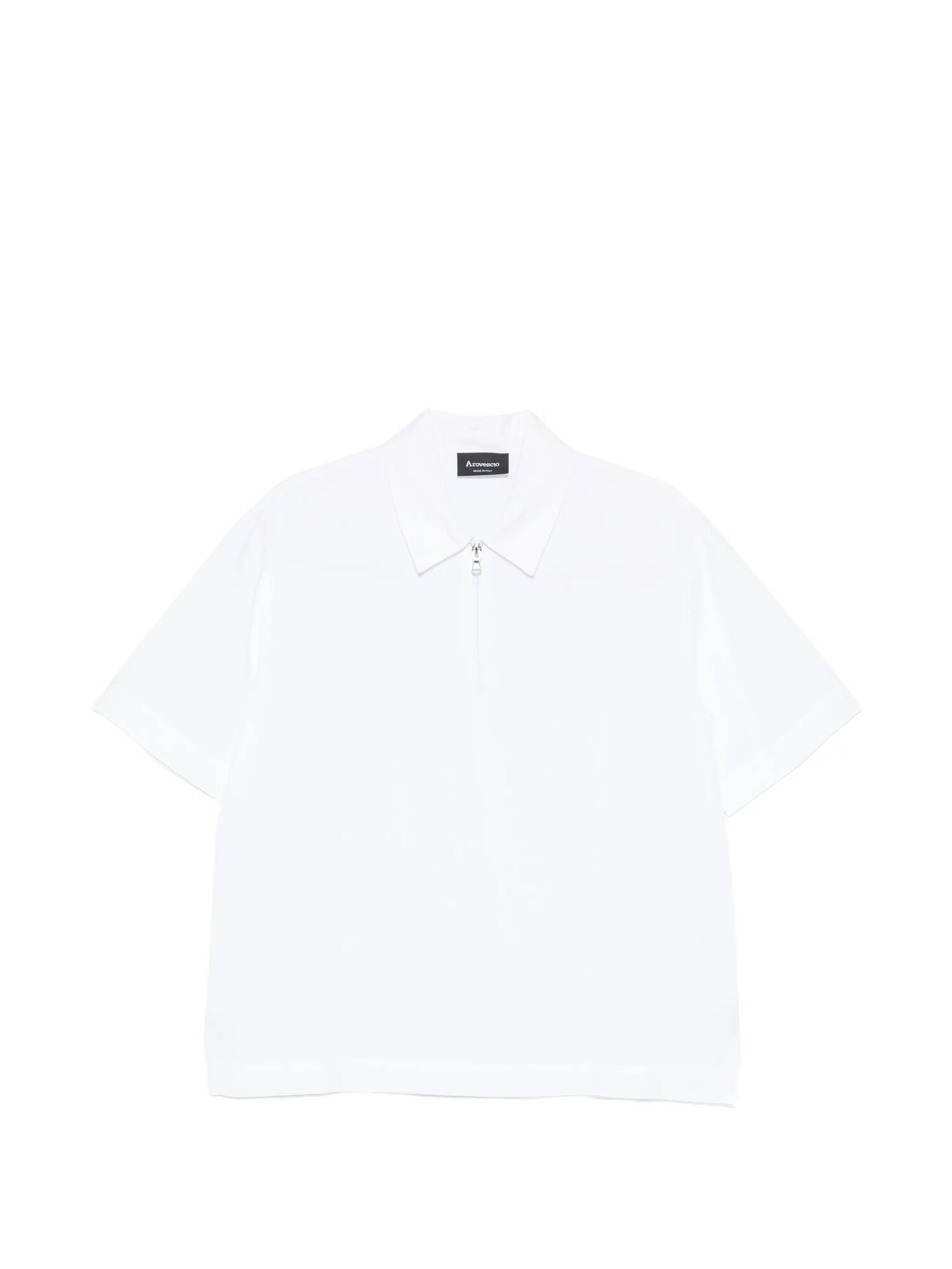 Рубашка Zip-fastening short-sleeve polo shirt