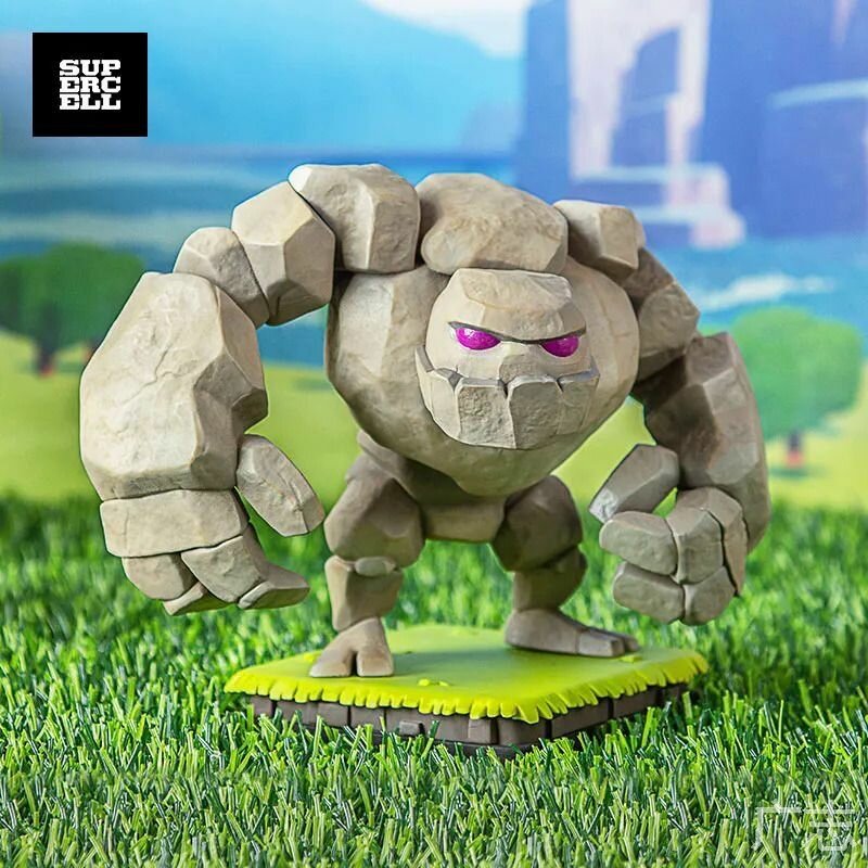 Коллекционная фигурка Победа, Каменный Великан Голем из вселенной Clash of Clans и Clash Royale от Supercell, эксклюзивная модель