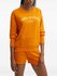 Толстовка Casall Terry Spring crew-neck sweatshirt, размер S, , orange