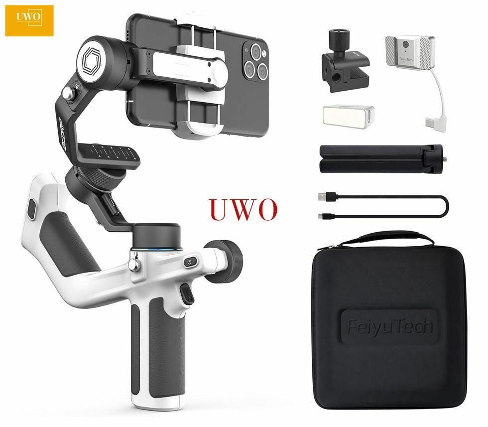 Стабилизатор FeiyuTech Scorp Mini P Kit, трехосевой, для смартфонов, белый