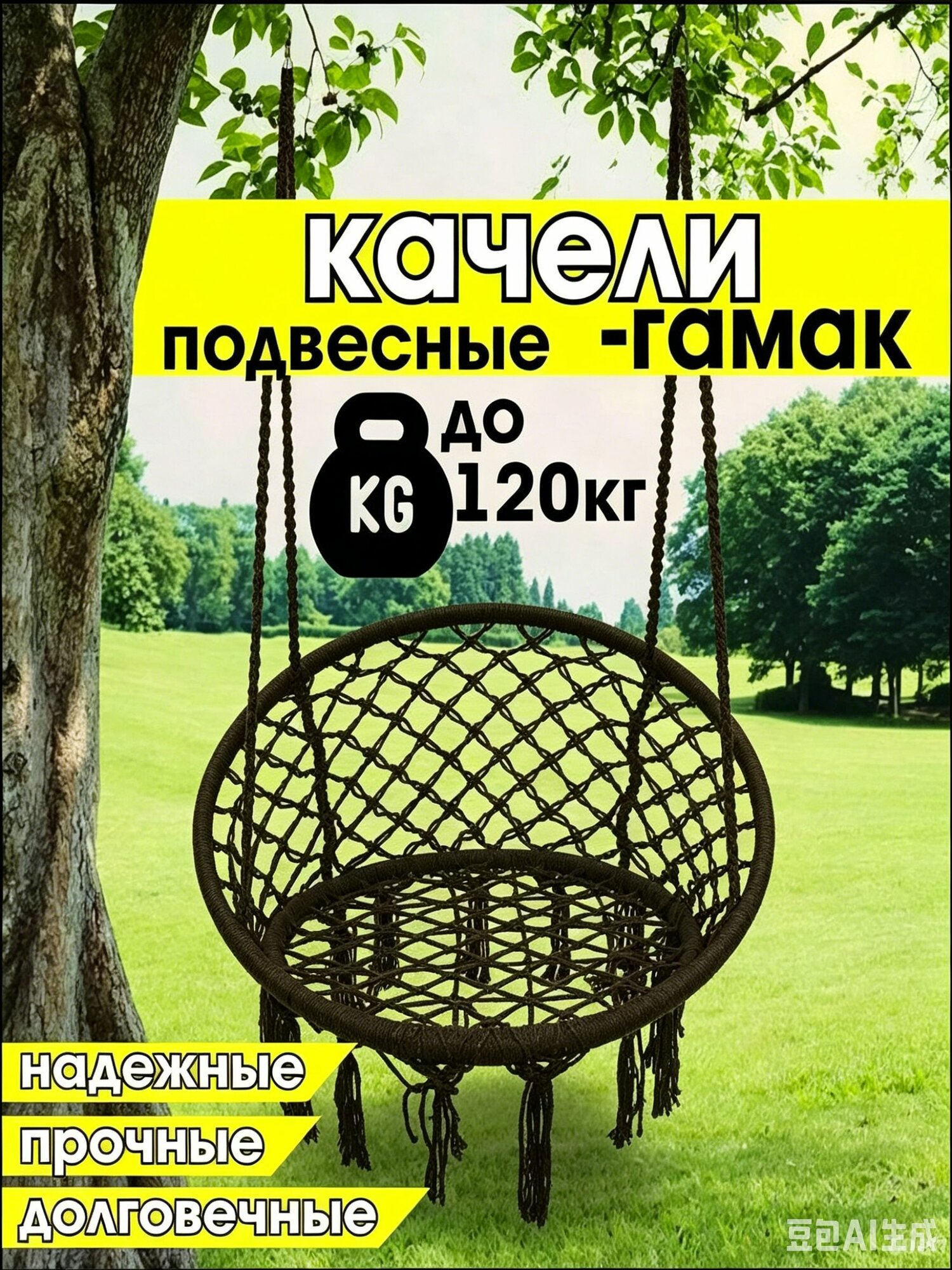 RusTaj Садовые качели 80х80х140см