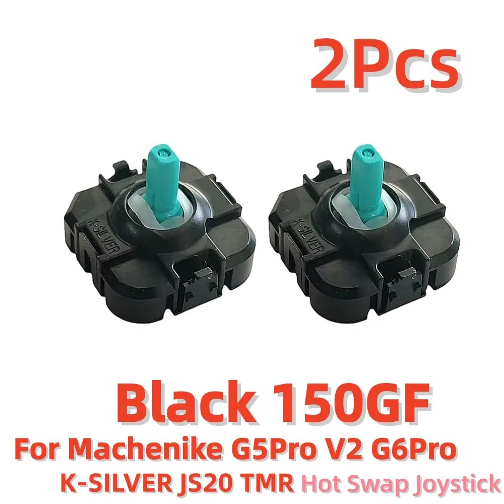 2шт. K-Silver JS20 TMR Black Джойстик для Machenike G5Pro V2 G6Pro