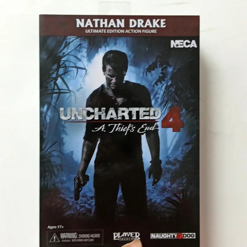 NECA Uncharted 4 Nathan Drake фигурка в коробке