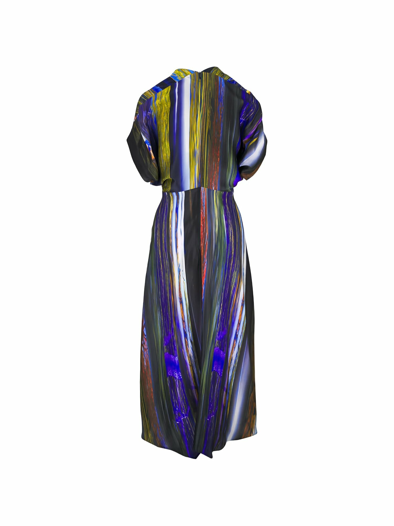 Платье Abstract-print wrap dress
