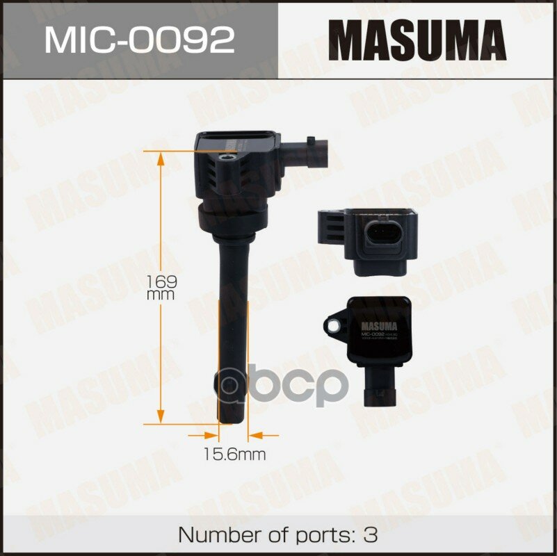 Катушка зажигания HAVAL H2 / GW4G15B Masuma арт. MIC-0092