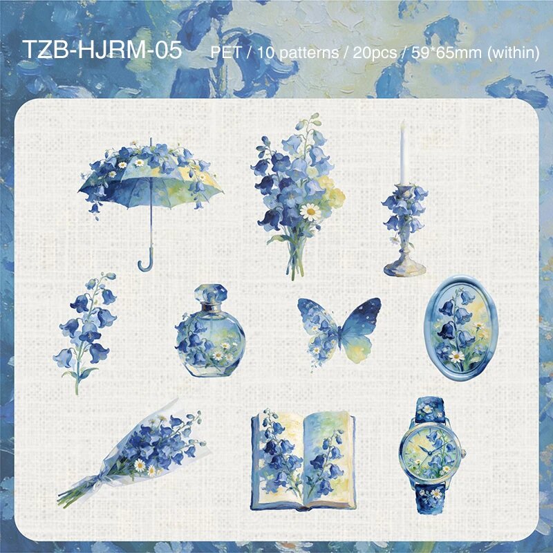 Наклейки TZB-HJRM-05 Dream Among Flower Series