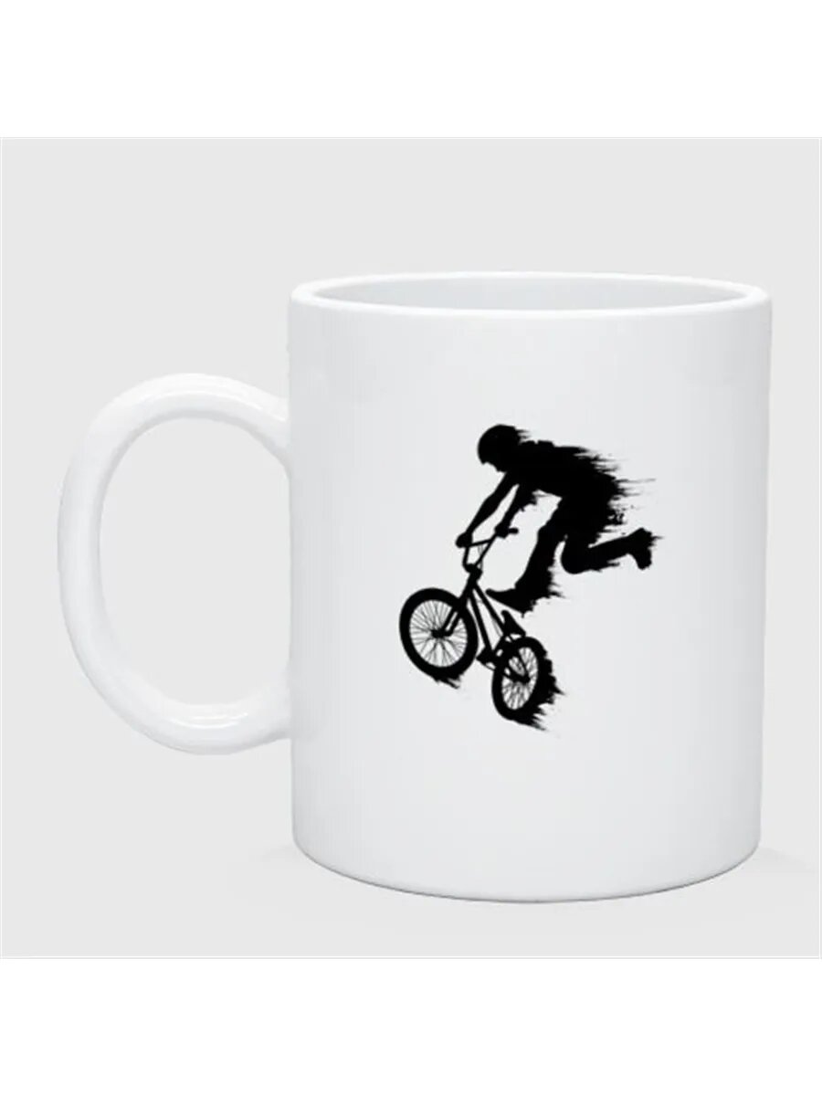 Велоспорт BMX Racing. велосипедист Кружка