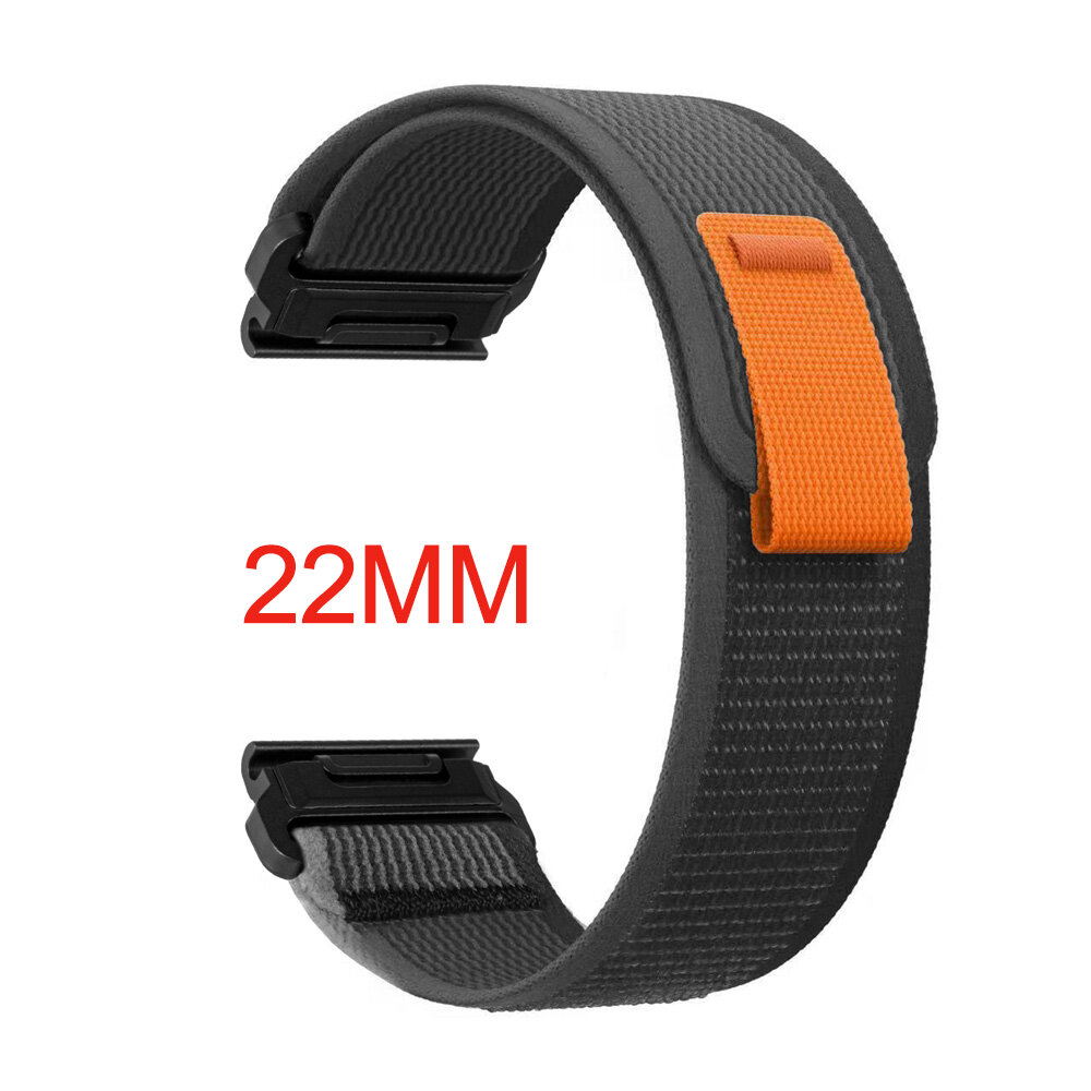 Нейлон ремешок для Garmin Fenix 8 E 7 6 Pro 5 Plus 47 мм, браслет Quick Fit 22 мм для Forerunner 970 965 955 945 935 Epix 2, Instinct 3 45 мм для часов 22 мм ремешок