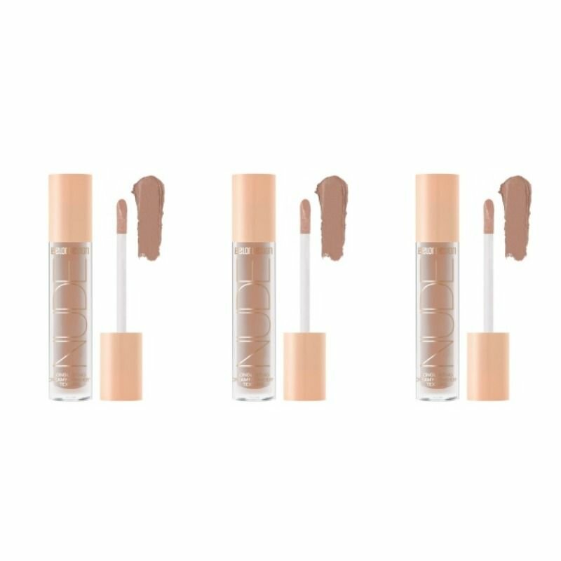 Belor Design Тени жидкие, Nude Harmony, тон 8, матовые, 3 уп.