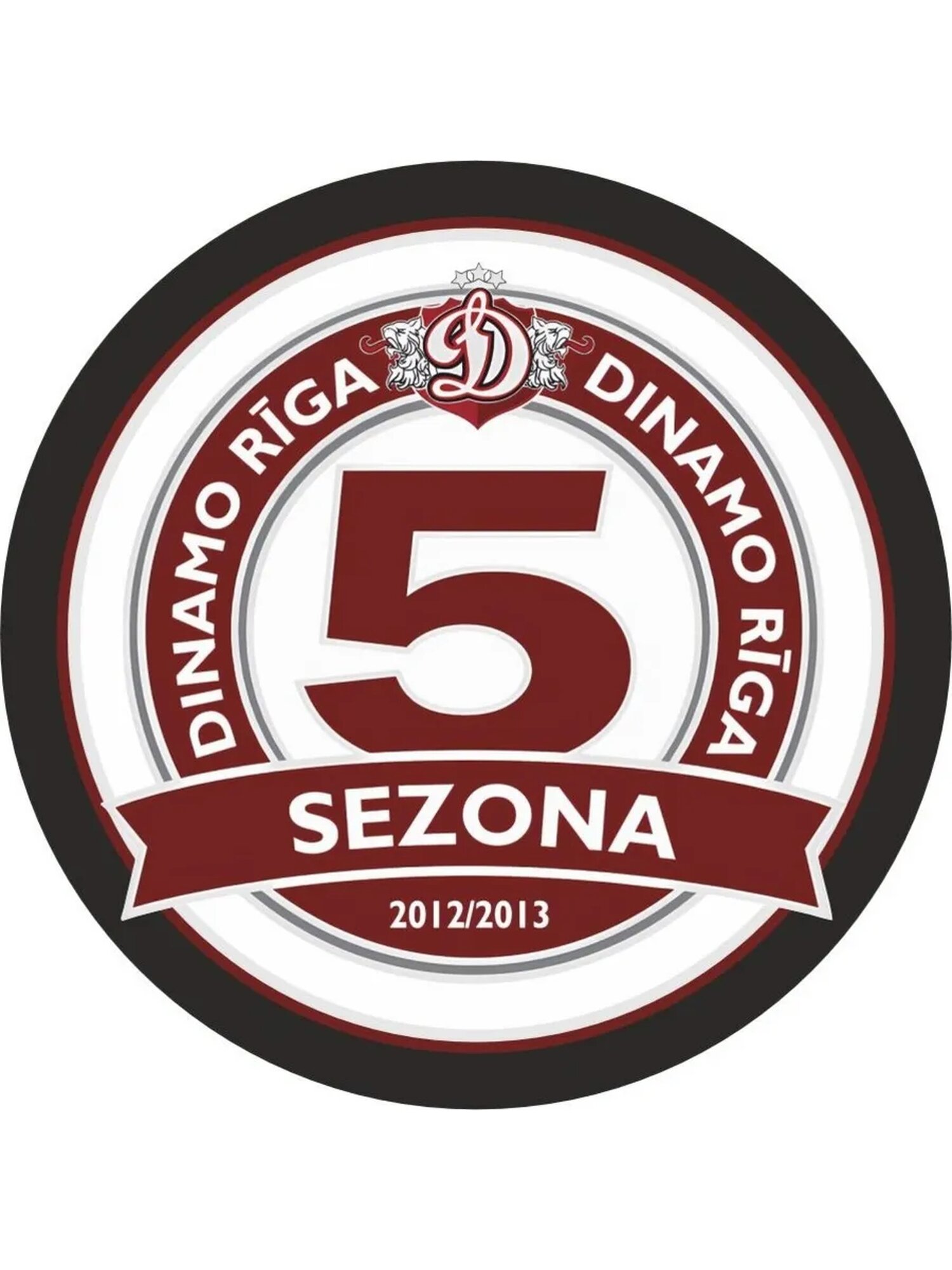 Шайба Sportfanat Динамо Рига 5 SEZONA 1-ст, 76 мм, цвет черный