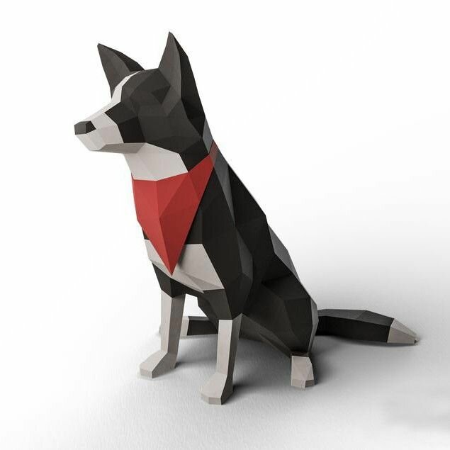 Конструктор бумажный, 3D набор для творчества, моделирования полигональной фигуры из картона, развивающий, подарочный / инструменты для сборки в комплекте полигональное моделирование картонный 3D конструктор моделирование из картона
