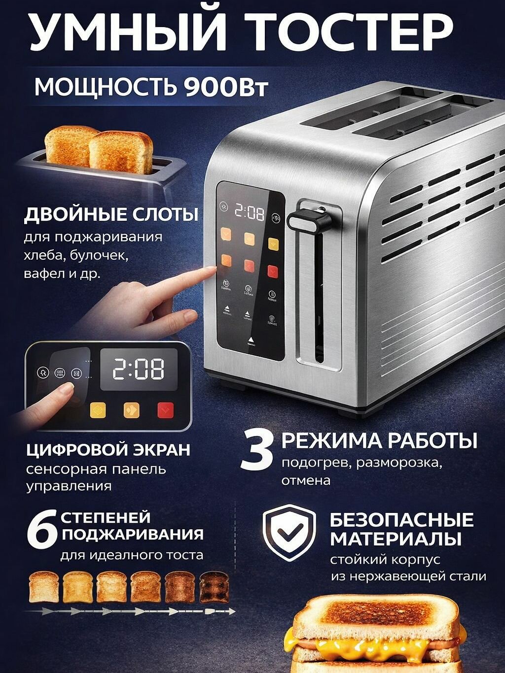 Тостер электрический