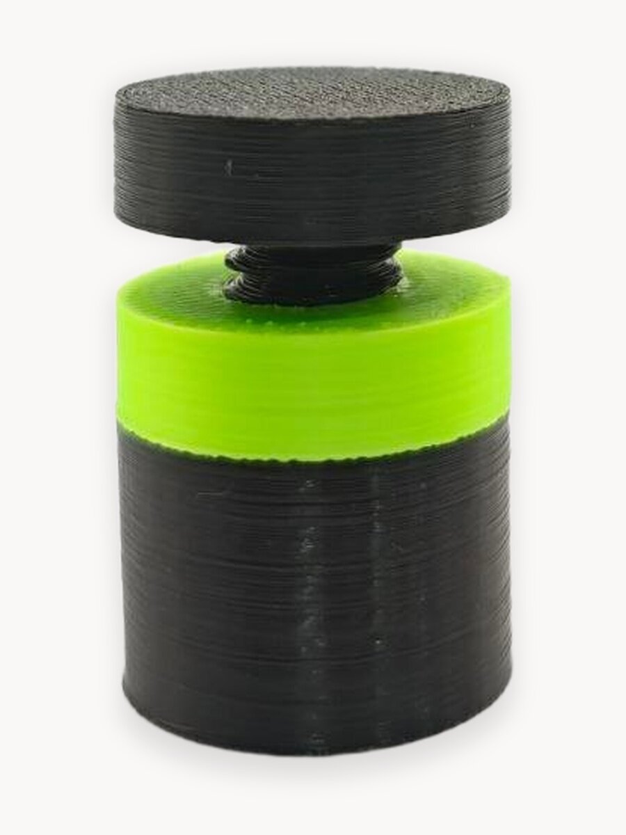 Кронштейн Подставка винтовая телескопическая 20-33 мм с накладкой под видеокарту черная без магнитов