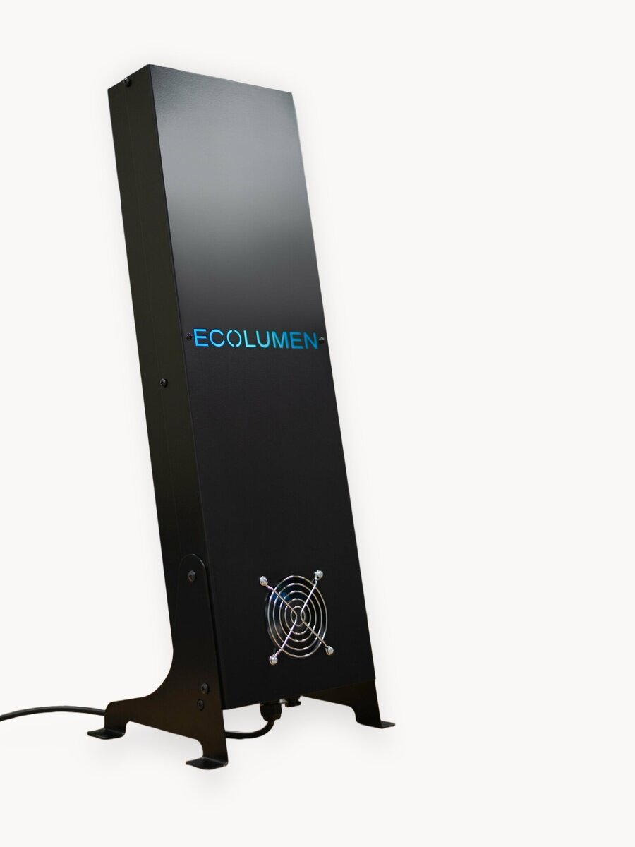 Рециркулятор бактерицидный настенный УФ 15, ультрафиолетовый стерилизатор воздуха для дома и офиса, ножки в комплекте