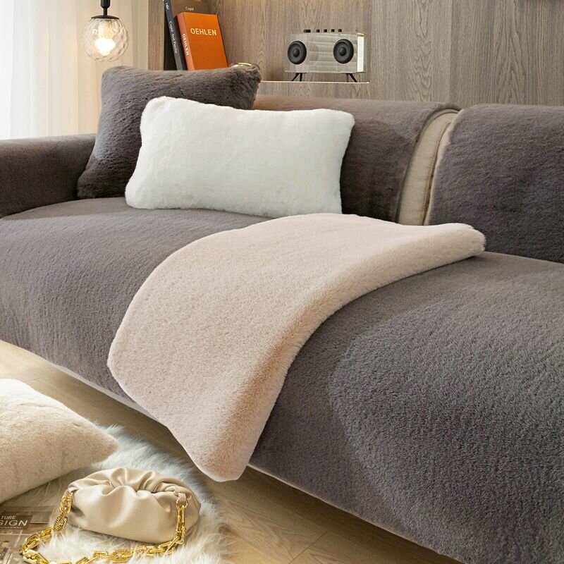 Дивандек для дивана, 90x240cm, Плюш, 1 шт.