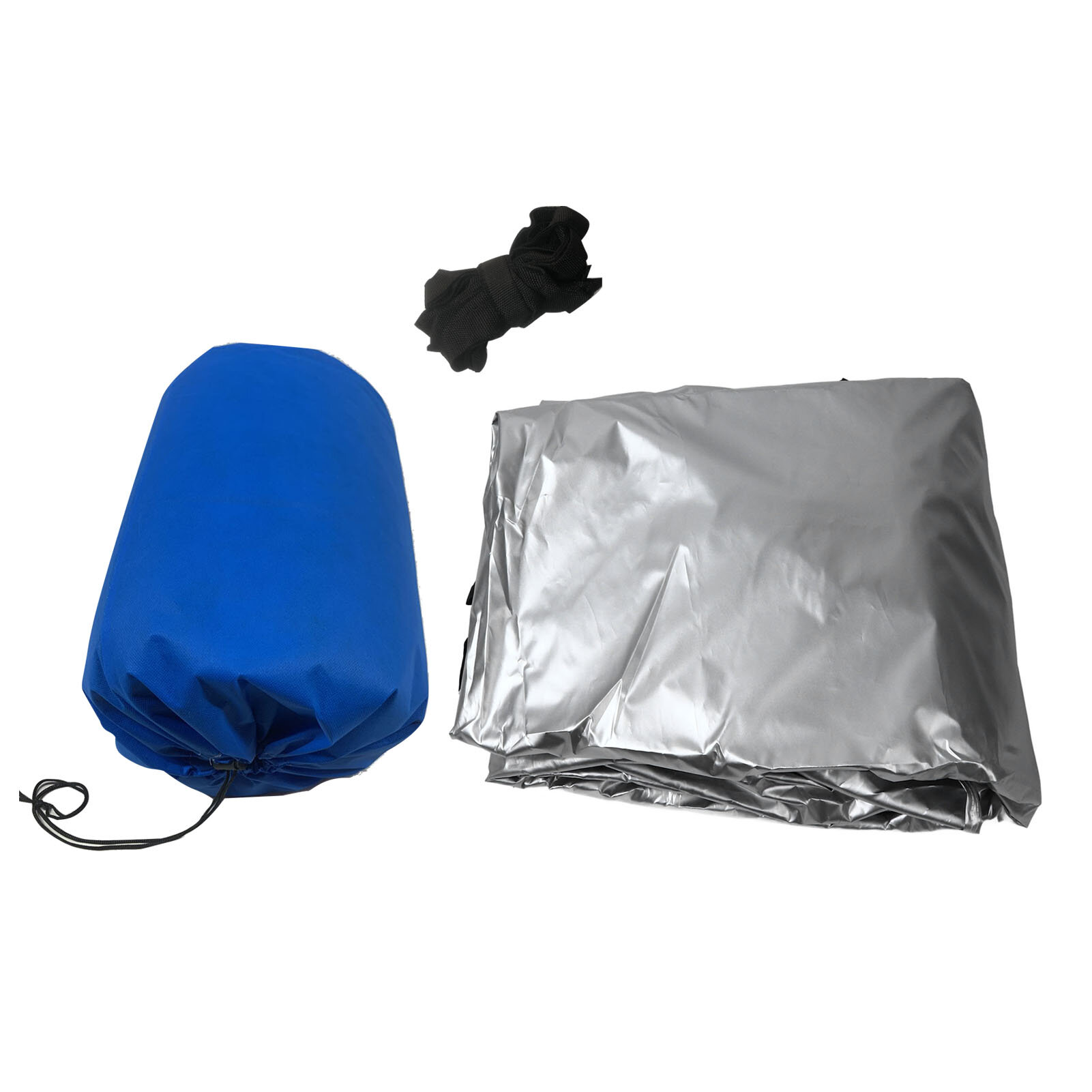 Чехол Для автомобиля С Защитой От Дождя И Солнца, УФ-Защита, Ветрозащитные Автомобильные Полные Наружные Чехлы с Застежкой-Молнией на Двери Водителя для Внутреннего Наружного Использования Серебристого Цвета