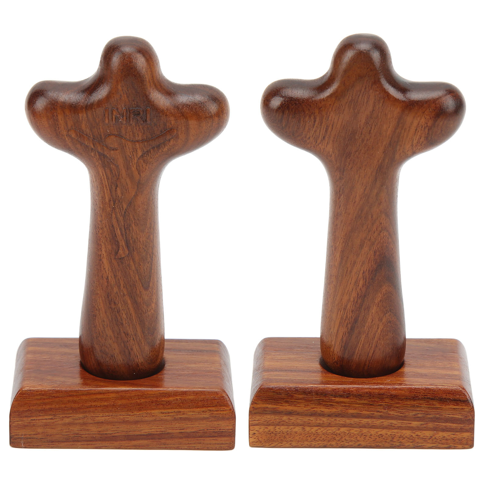 Деревянный крест, настольный декор, ручная работа, полировка поверхности, прочный, австралийский палисандр, деревенский орнамент в виде креста, маленький
