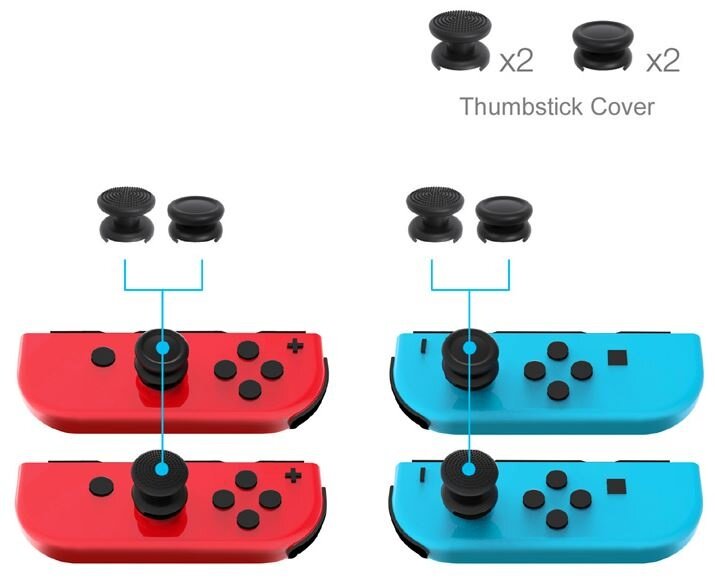 Набор аксессуаров для Nintendo Switch Protective Pack (Dobe TNS-1899) — фото 1