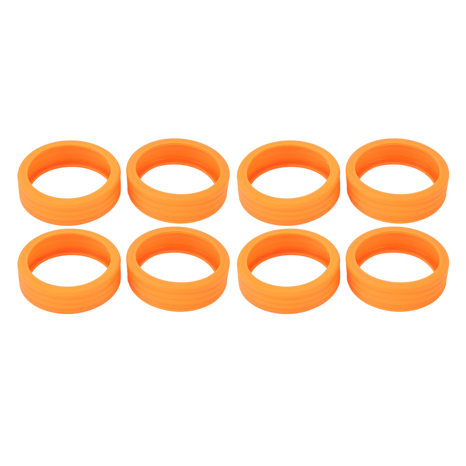 Защитные силиконовые чехлы для колес чемодана, антишумовые защитные чехлы для колес багажного отделения, оранжевые.