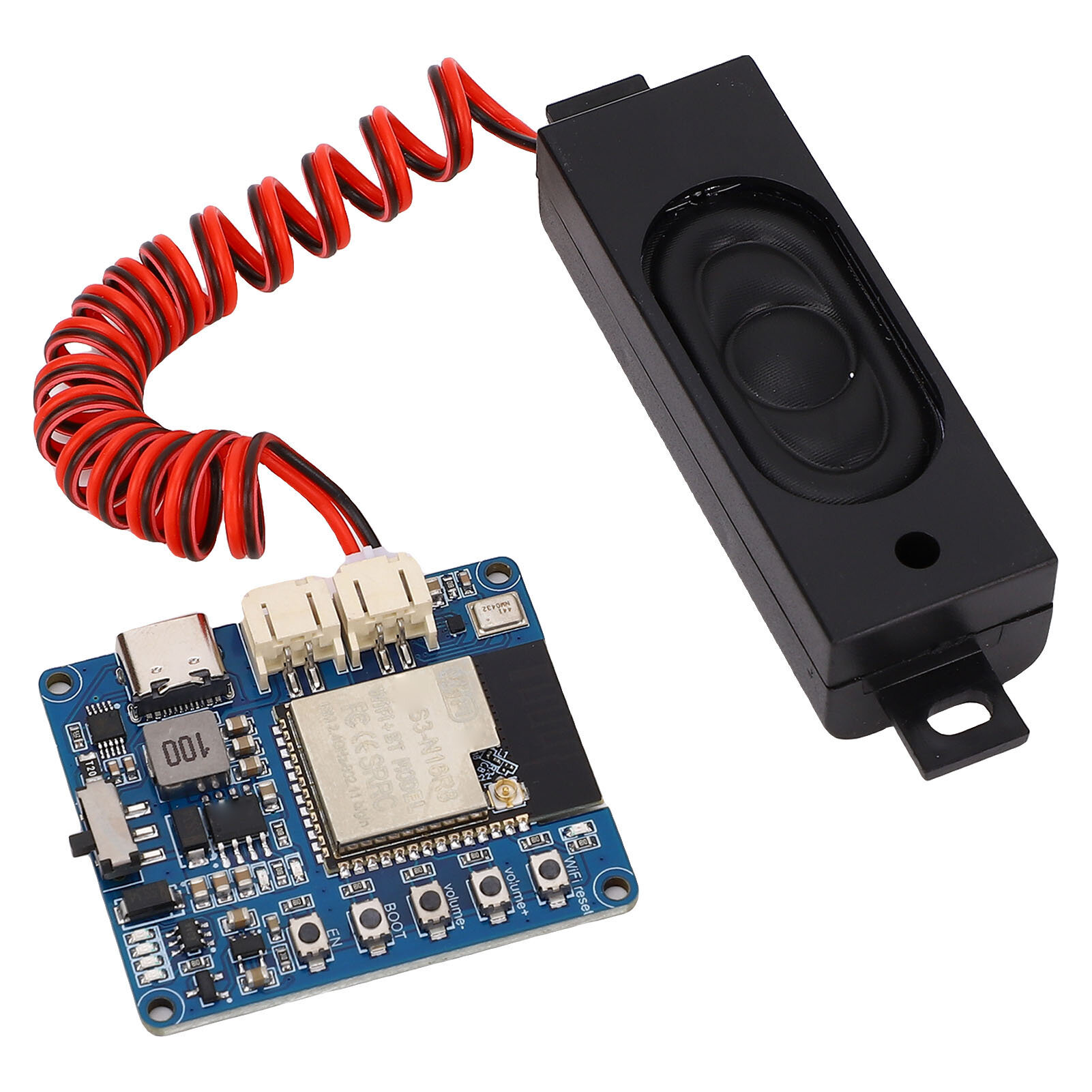 Модуль голосового чата AI для интерфейса ESP32-S3 Type C. Поддержка интеллектуальной платы голосового управления для модели DeepSeek Large.