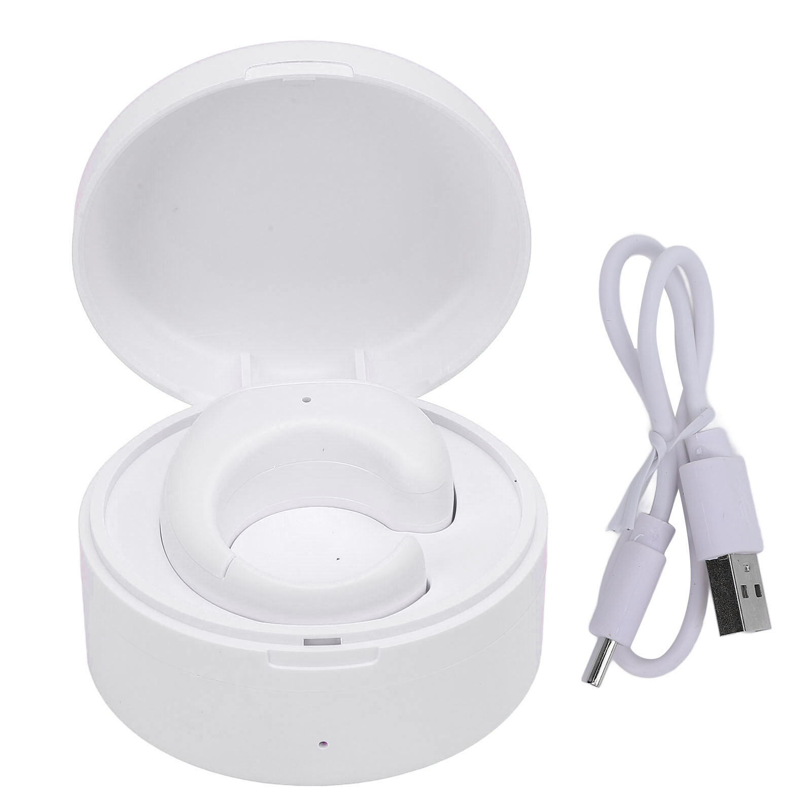 Беспроводной пульт дистанционного управления с кольцом прокрутки страниц и затвором камеры с зарядным чехлом для телефонов и планшетов Android, белый.