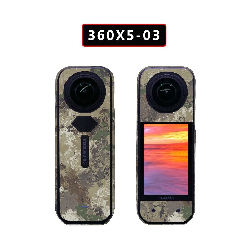 Insta360 X5 камуфляжная наклейка Type C