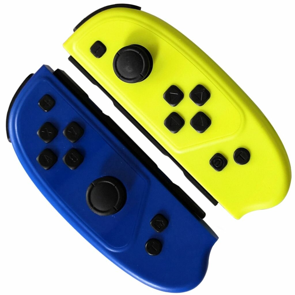 Игровые контроллеры, набор из двух цветных геймпадов