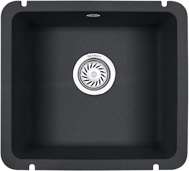 Кухонная мойка Granula 3601, шварц