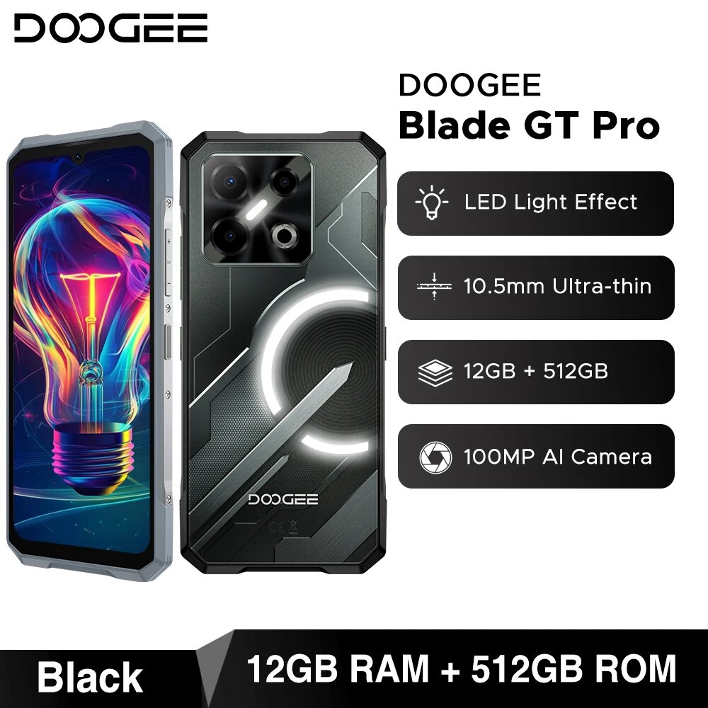 Смартфон Doogee Blade GT Pro, 12/512ГБ, global