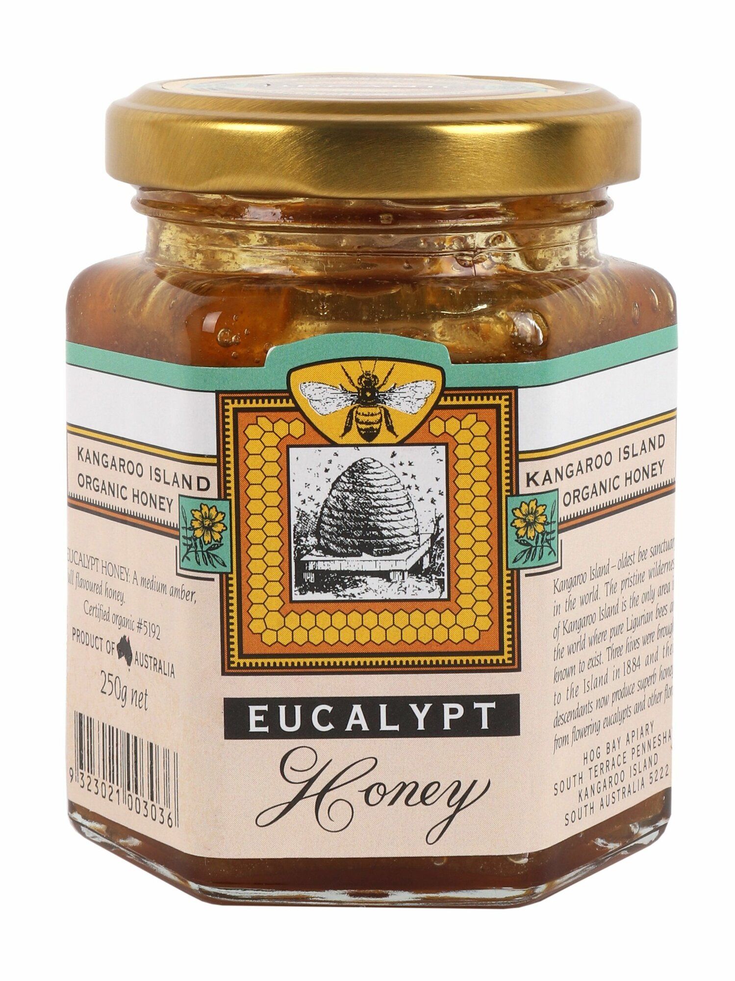 Эвкалиптовый натуральный мёд, от простуды и кашля, 250г, Австралия