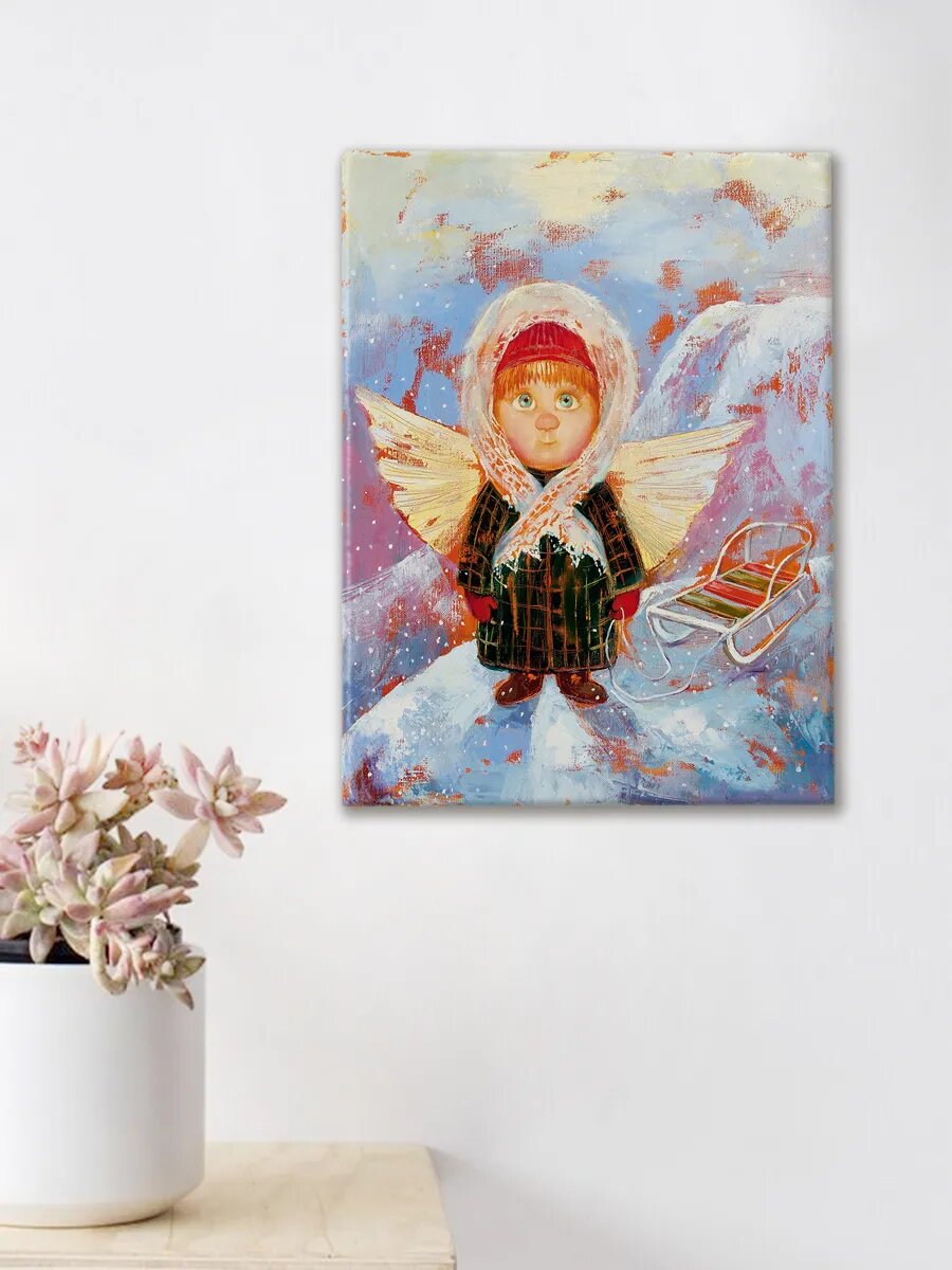 Картина с ангелом