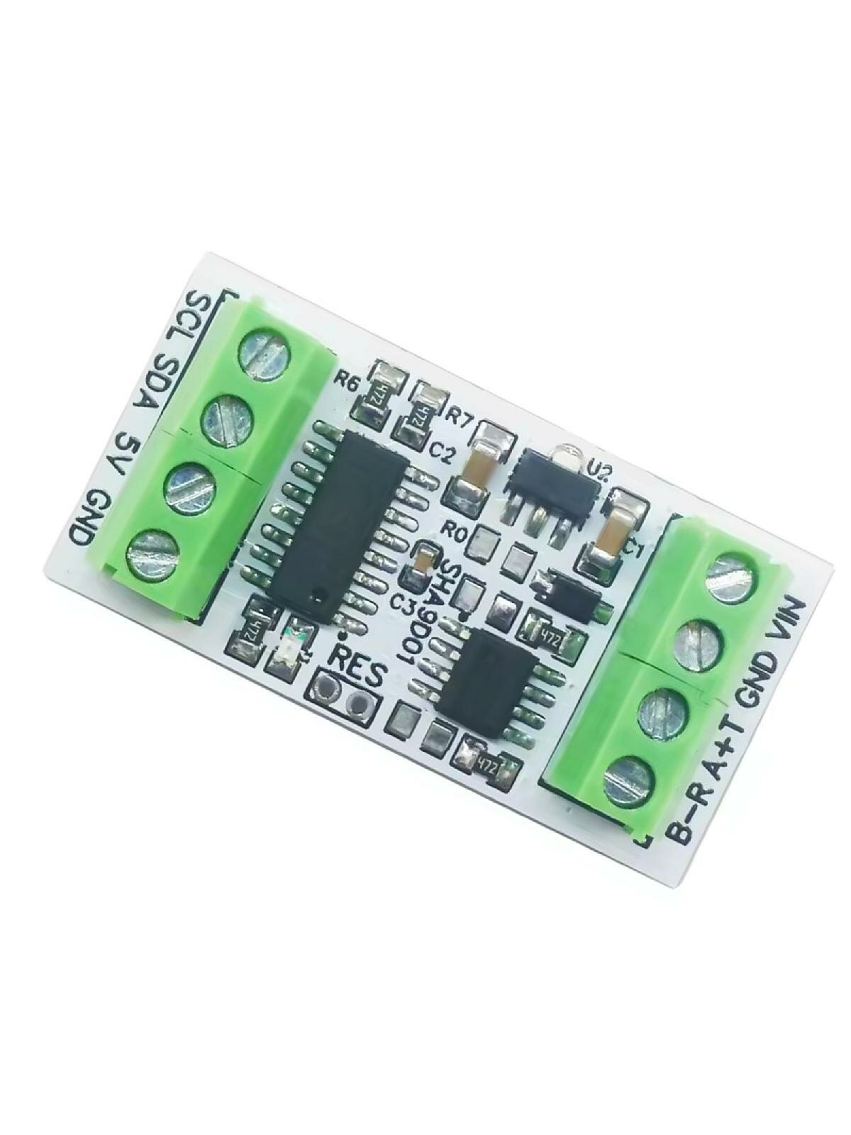 Modbus -40-125℃ 0-100%RH SHT30 Temperature and Humidity Sensors Module RS485 RS232 Adapter Board Expansion Module