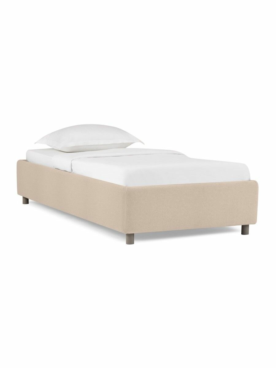 Кровать без спинки с подъемным механизмом Askona (Аскона) Chloe nova (Хлоя нова) Тк. Casanova Milk 90х200