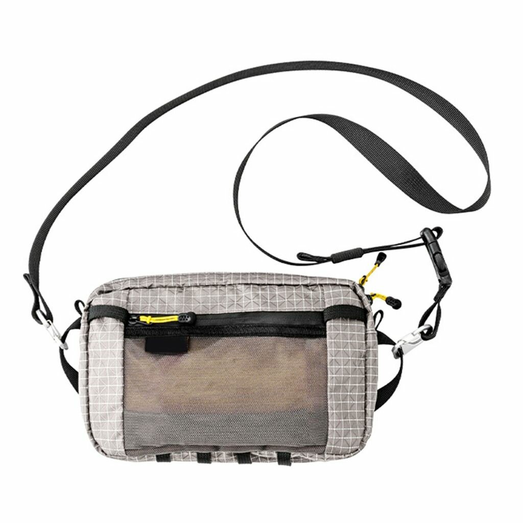 Спортивные сумки, Спортивная поясная сумка для велоспорта и бега - серый - с поясным ремнем