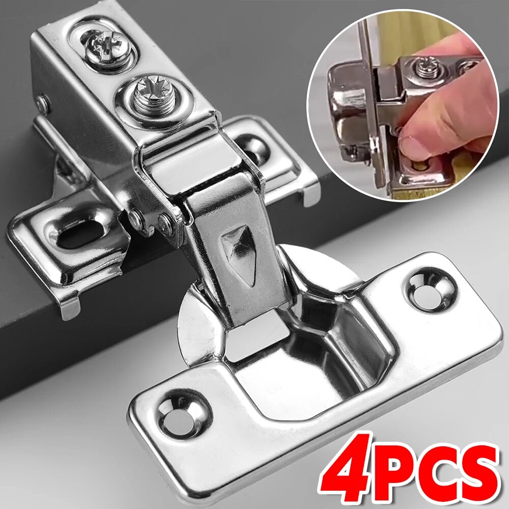 Гидравлические петли для шкафов из нержавеющей стали 4PCS