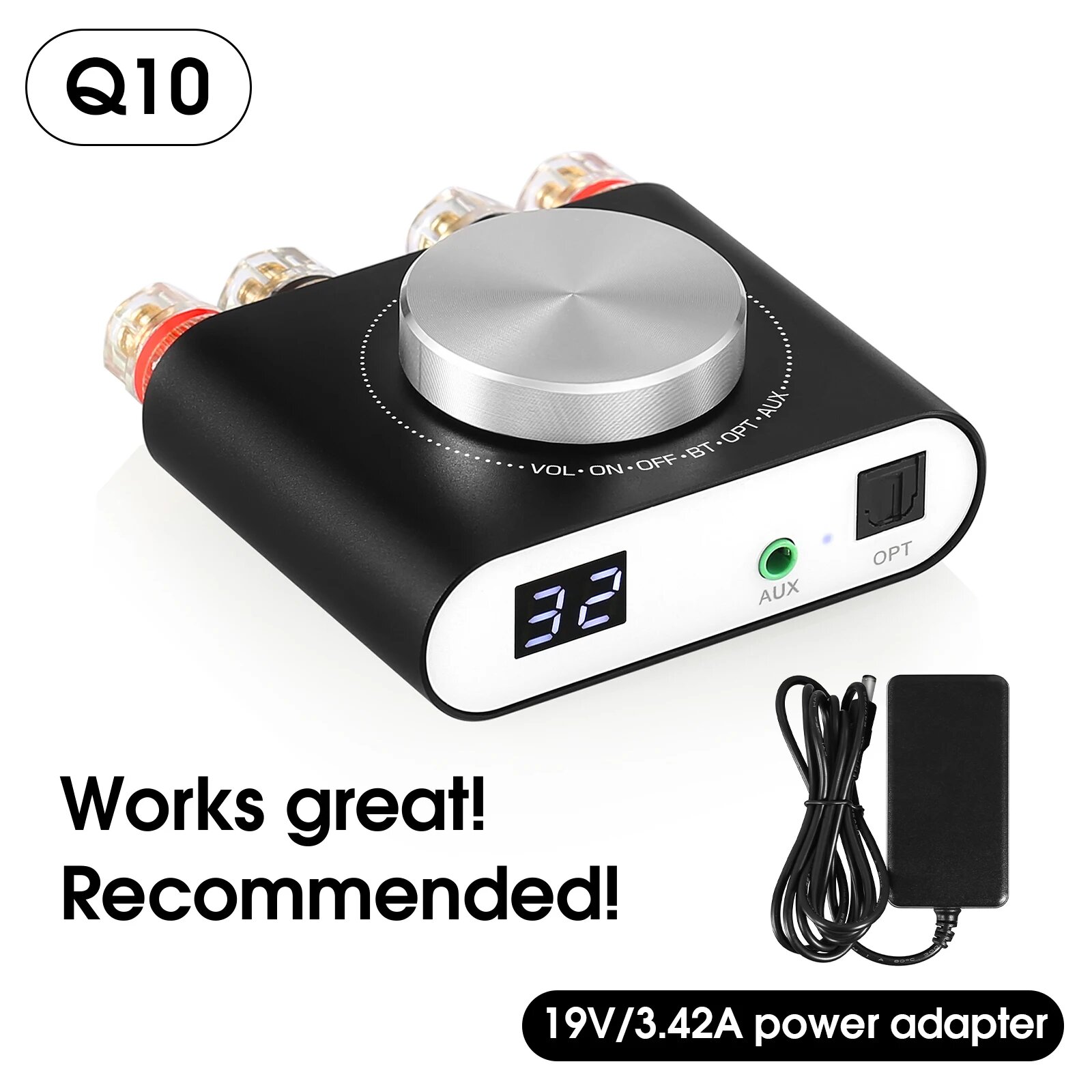Nobsound Q10 Мини-усилитель With Power Supply