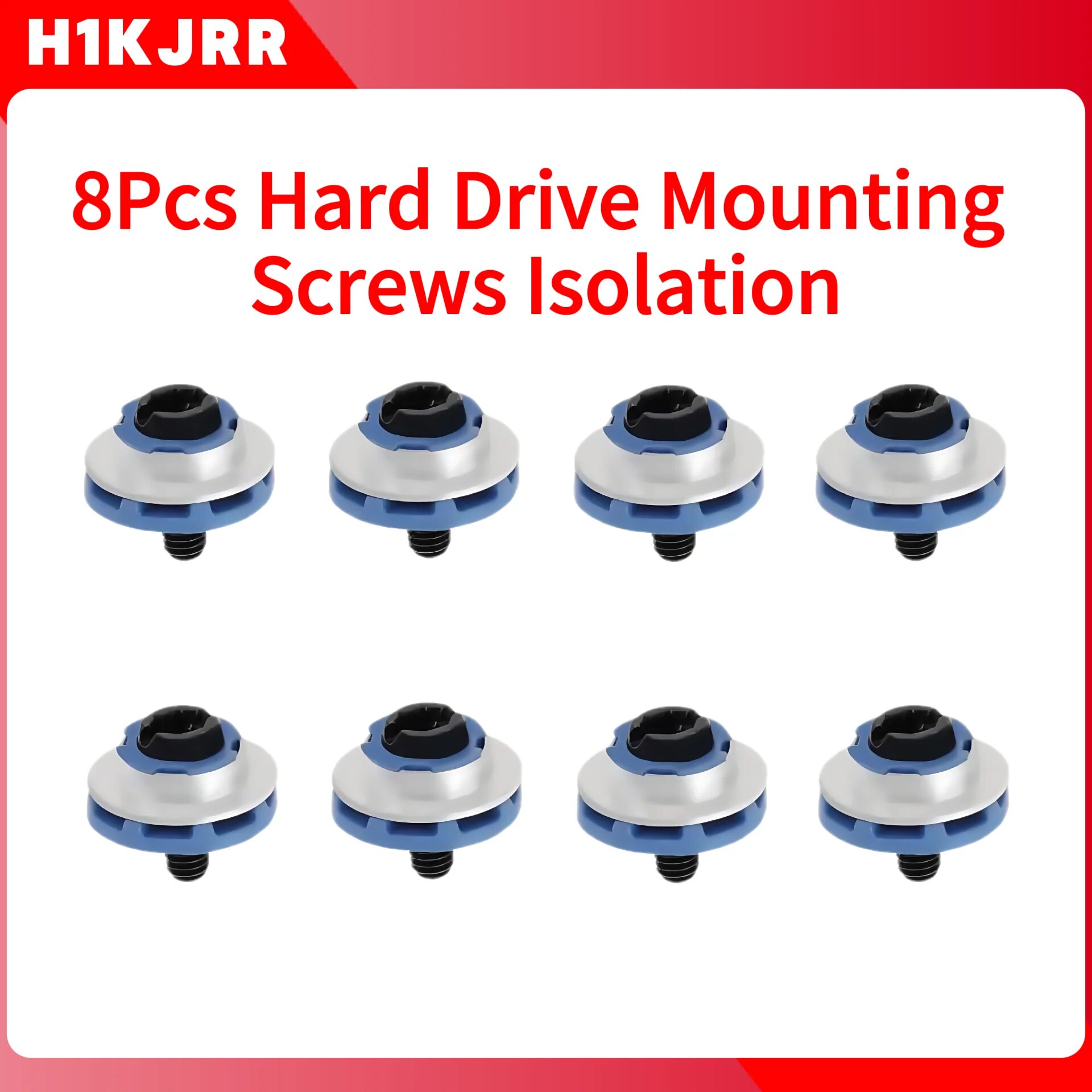8 шт. 2,5-дюймовые монтажные винты для жесткого диска с силиконовыми втулками для жесткого диска ноутбука HP — антивибрационный амортизирующий комплект