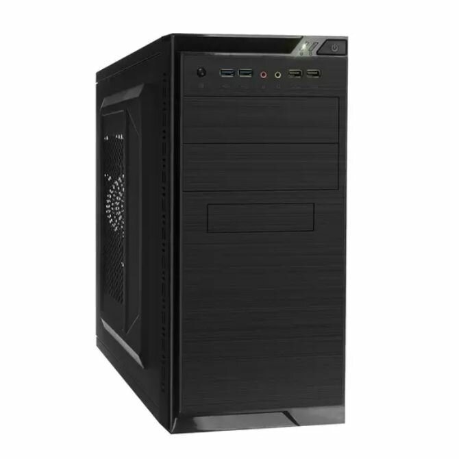 Компьютерный корпус ExeGate QA-412U-XP60 (4895205106253) черный - Mini Tower, Micro-ATX, USB 3.2 Gen 1 Type-A