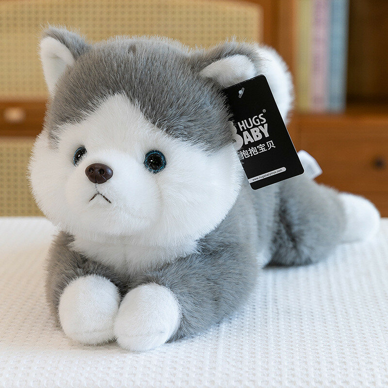 Мягкая игрушка корги из коротковорсистого плюша для украшения игровой комнаты и подарка для девочек